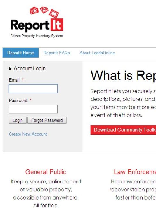 Police: Free Property Tracking Tool is Easy, Secure | wfmynews2.com