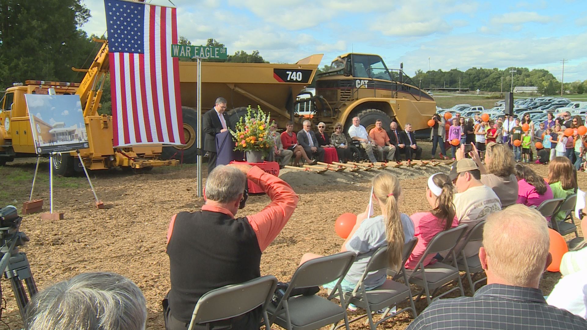 Groundbreaking Ceremony Held For New Davie Co. High School | wfmynews2.com
