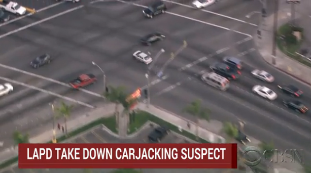 Caught On Tape: Armed Man Leads LAPD On Chase | wfmynews2.com