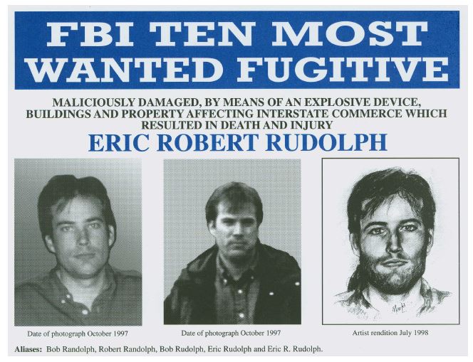 Eric Rudolph Arrested, Charged In Olympic Park, Abortion Clinic ...