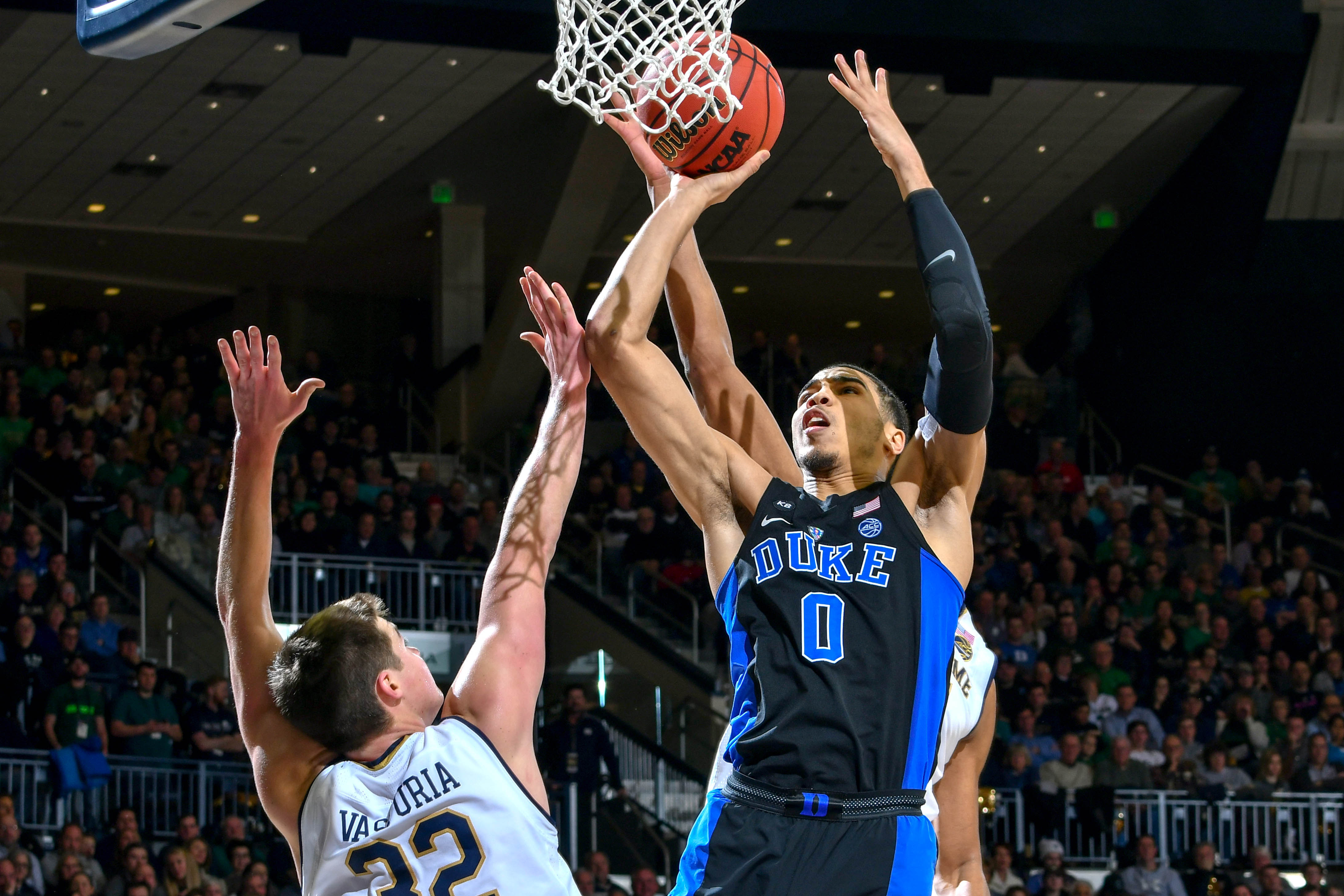 Tatum, Allen Lead No. 21 Duke Past No. 20 Notre Dame | wfmynews2.com
