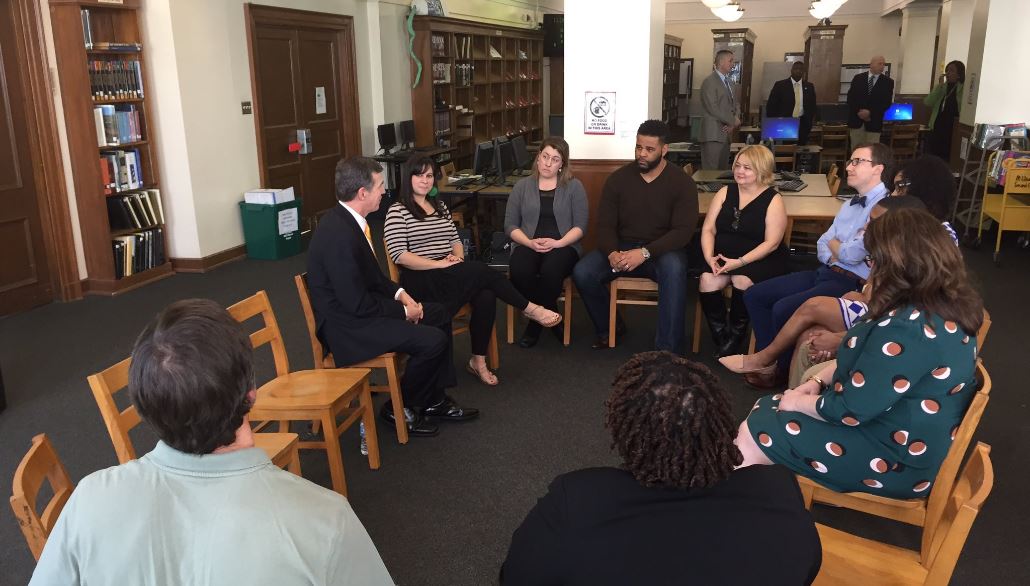 Gov. Cooper Talks Teacher Raises in Winston-Salem | wfmynews2.com
