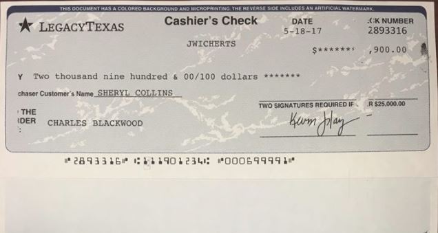Scammers Send NC Sheriff Bogus Check | wfmynews2.com